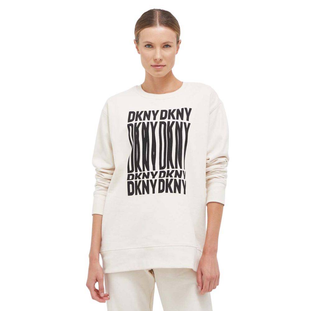 DKNY WARP GRAPHIC CREW NECK LONGLINE PUL – SPORT24